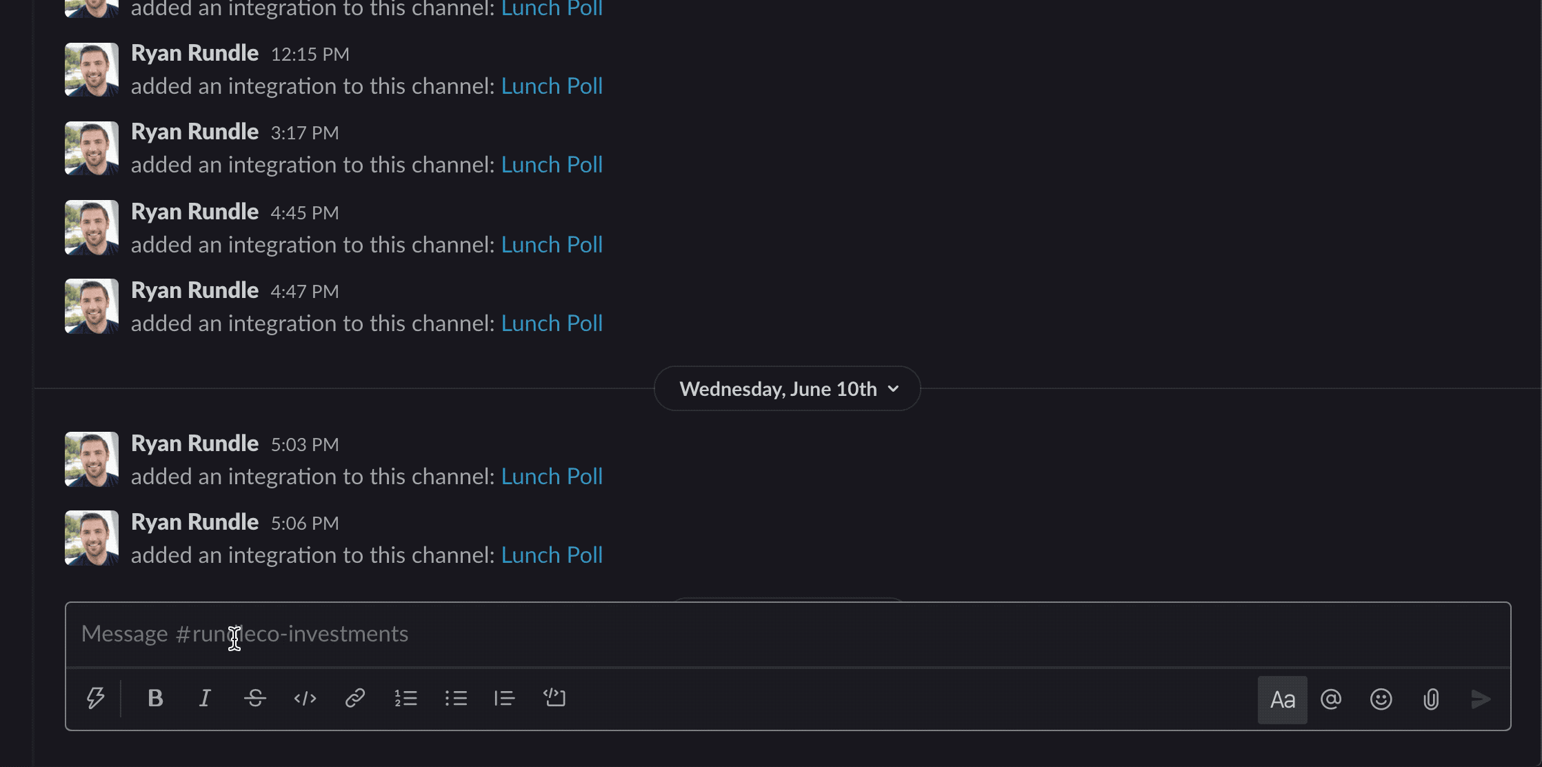 Foople - Slack food poll maker